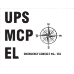 UPS MCP EL Sign Board | Electrical Safety Sign