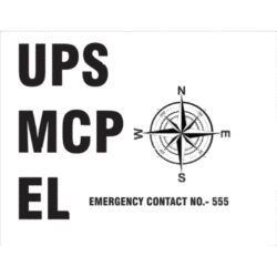 UPS MCP EL Sign Board | Electrical Safety Sign