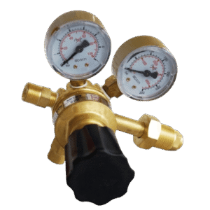 Powerful Safety Gas Pressure Regulator GFWG 2 Dual Gauge Brass Valve